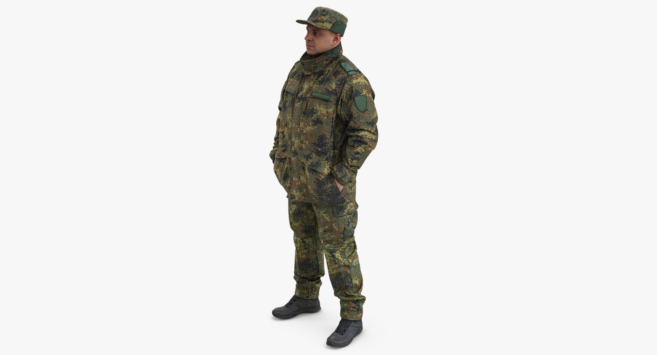 Arnold Uniform Military Idle Pose 01 3D - TurboSquid 1857819