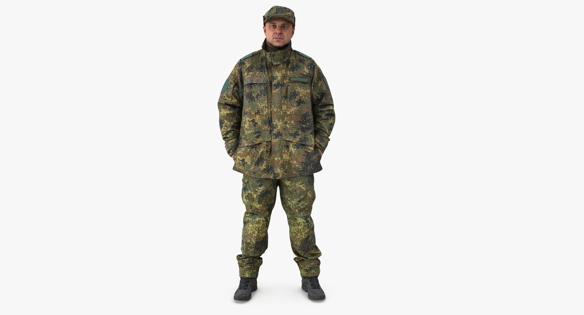Arnold Uniform Military Idle Pose 01 3D - TurboSquid 1857819