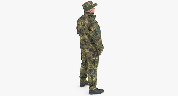 Arnold Uniform Military Idle Pose 01 3D - TurboSquid 1857819