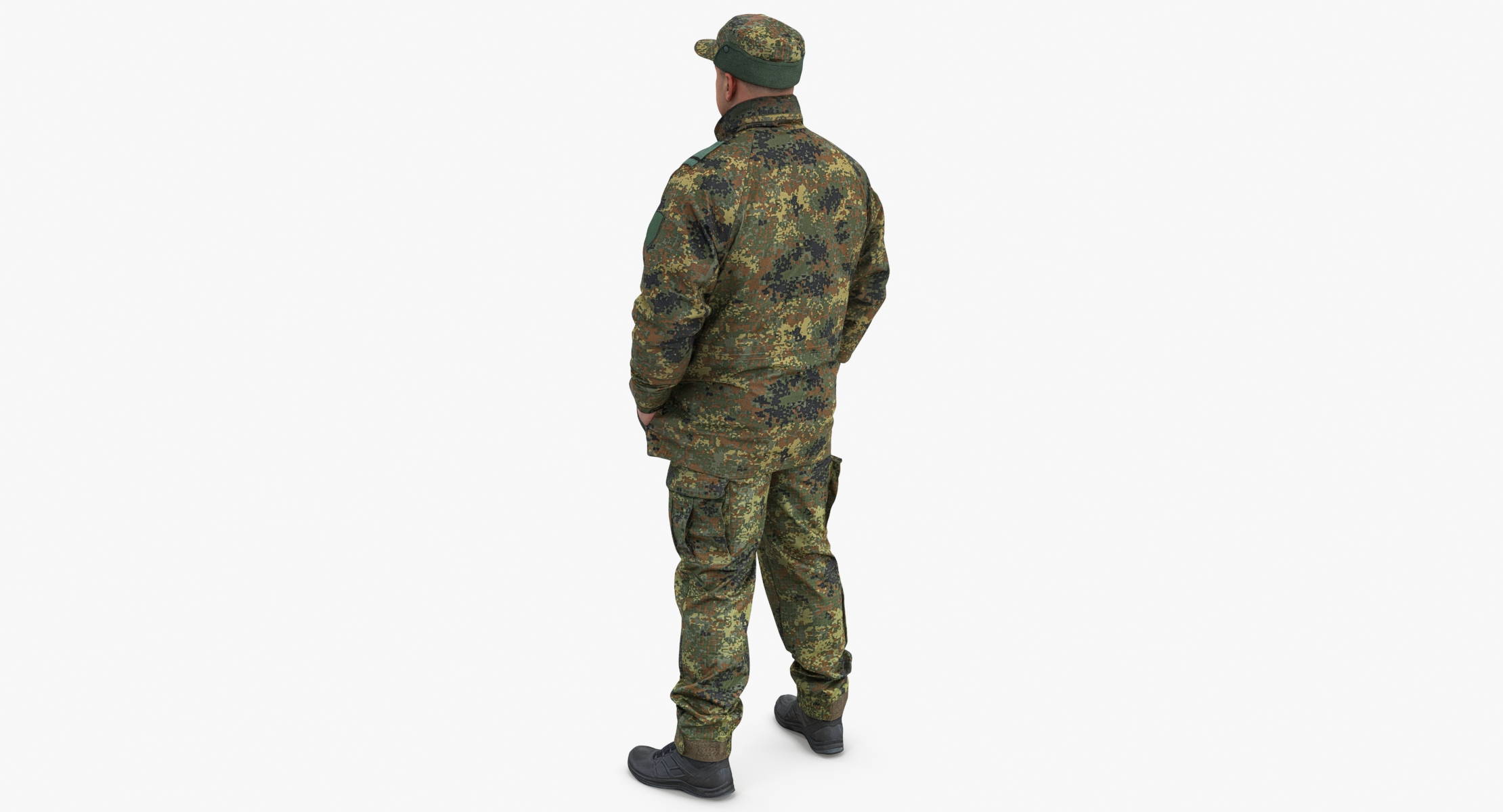 Arnold Uniform Military Idle Pose 01 3D - TurboSquid 1857819