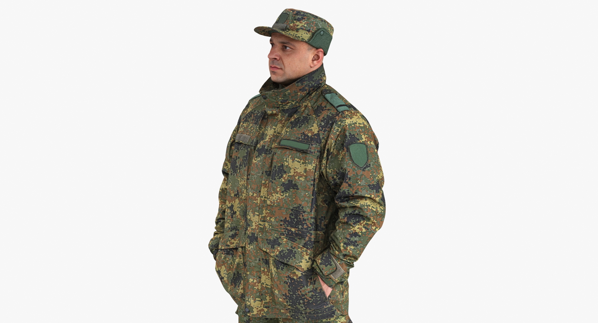 Arnold Uniform Military Idle Pose 01 3D - TurboSquid 1857819
