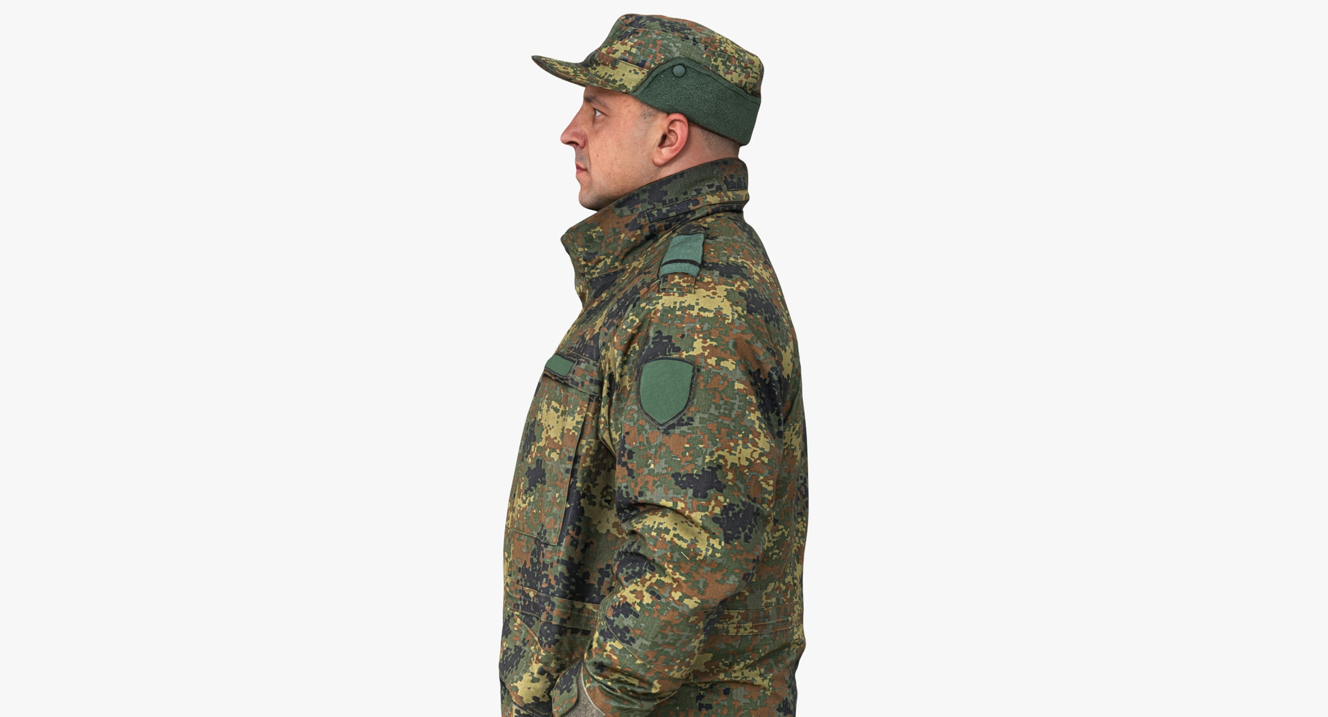 Arnold Uniform Military Idle Pose 01 3D - TurboSquid 1857819