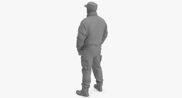 Arnold Uniform Military Idle Pose 01 3D - TurboSquid 1857819