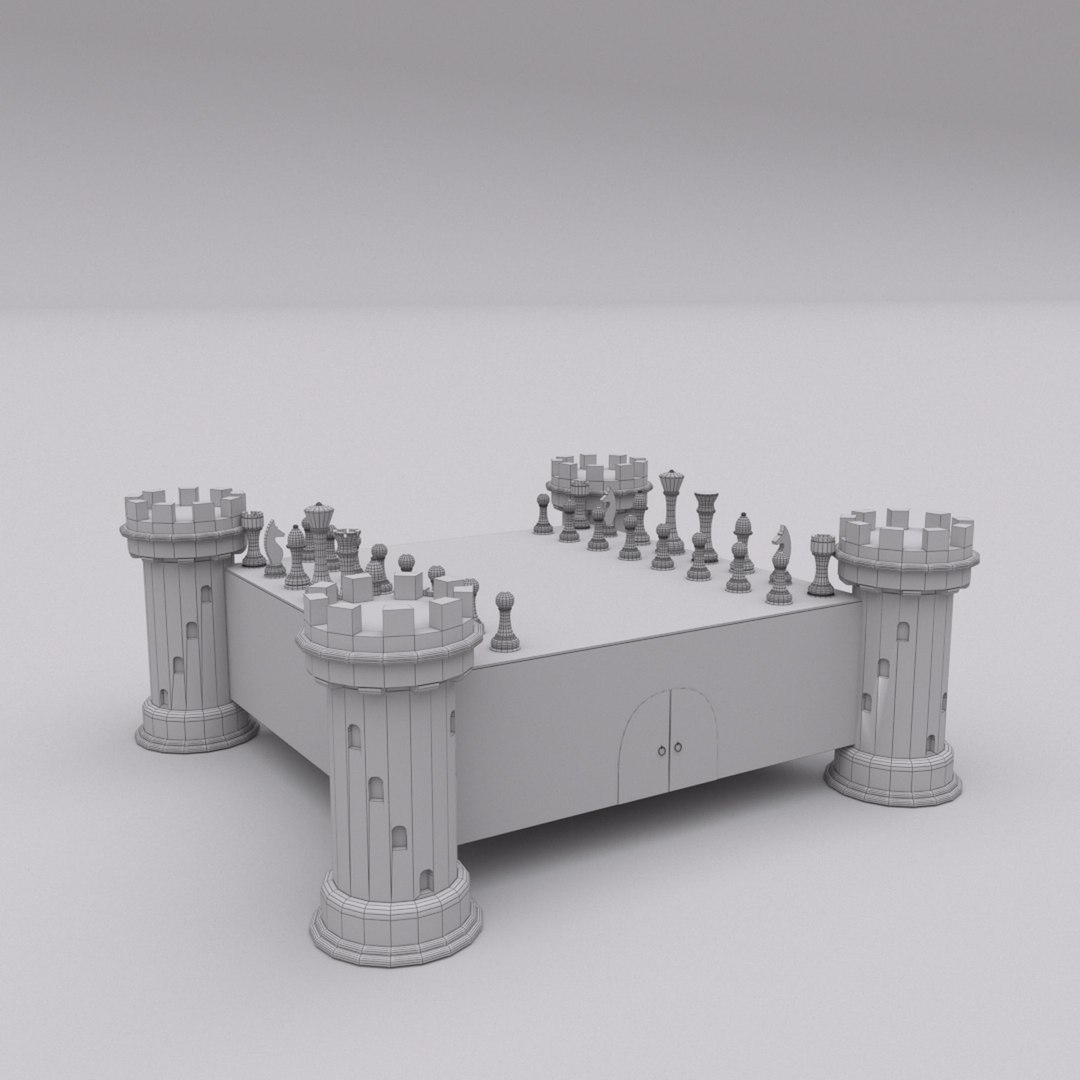 3D Chess set model - TurboSquid 1992118
