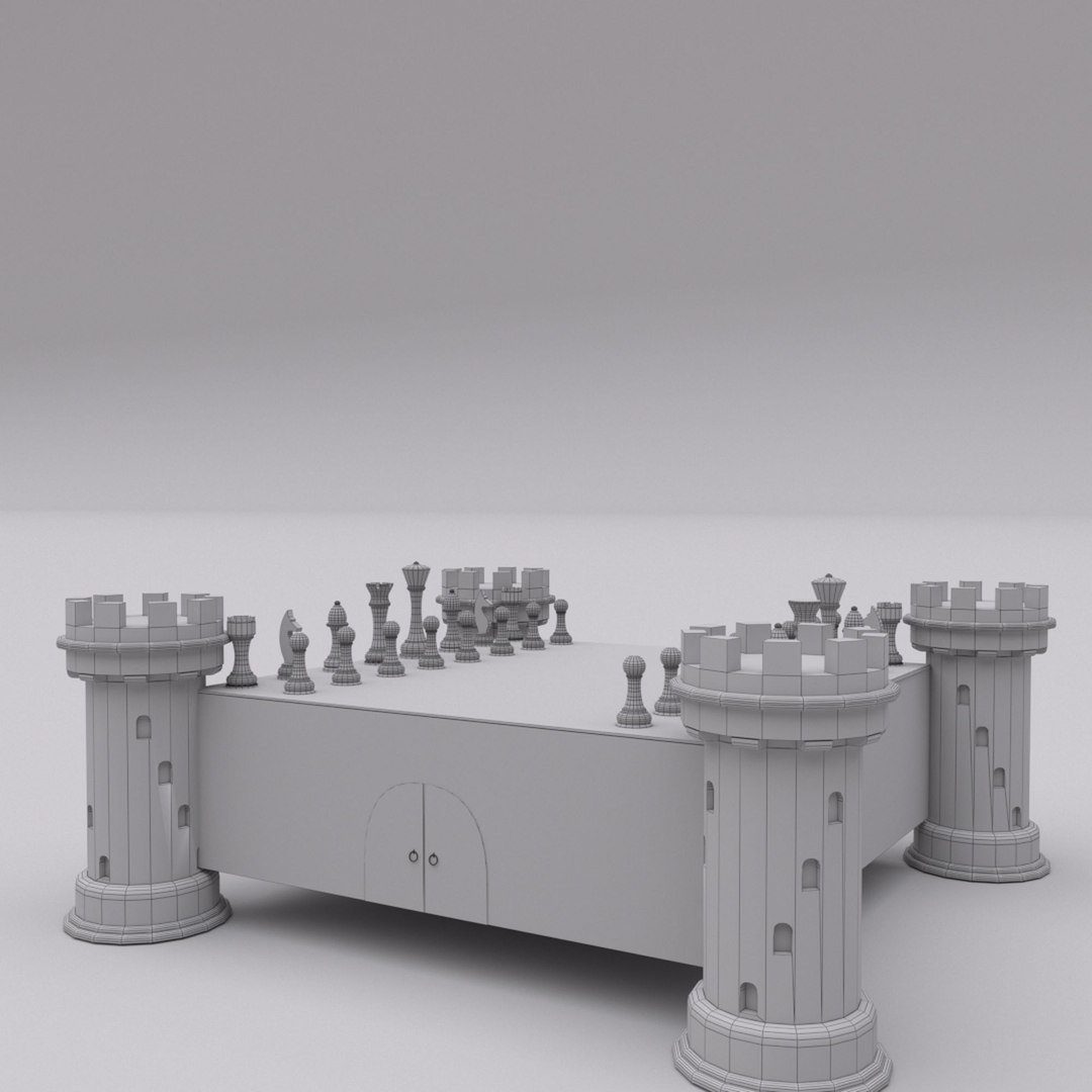 3D Chess set model - TurboSquid 1992118