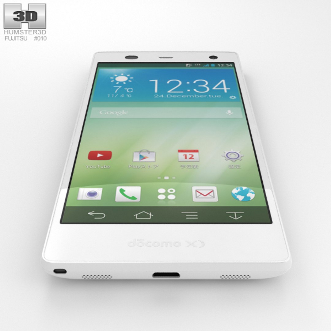 Fujitsu f-01f arrows 3D model - TurboSquid 1170762