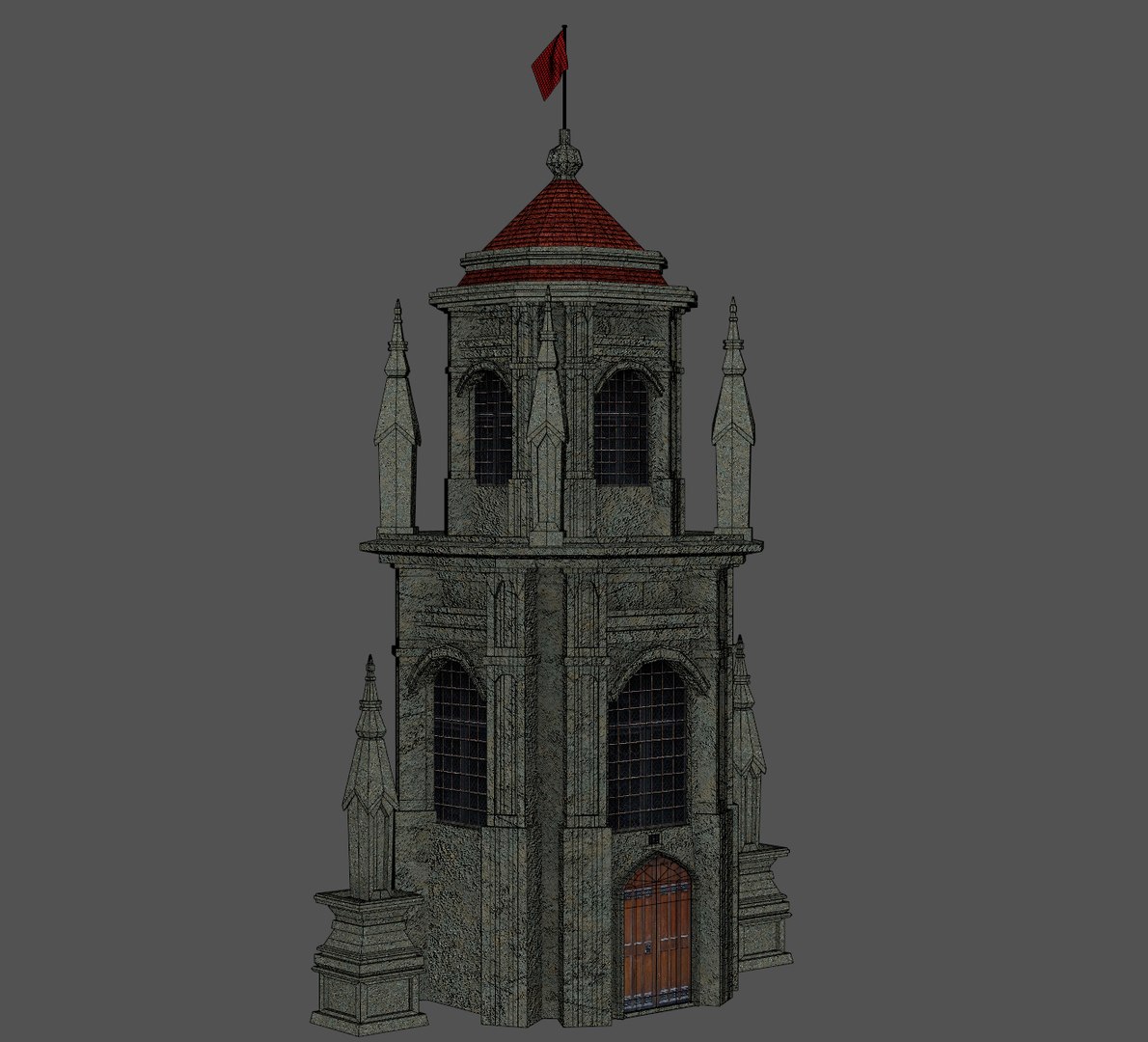 Fantasy Tower Guard Entrance 3D Model - TurboSquid 1809023