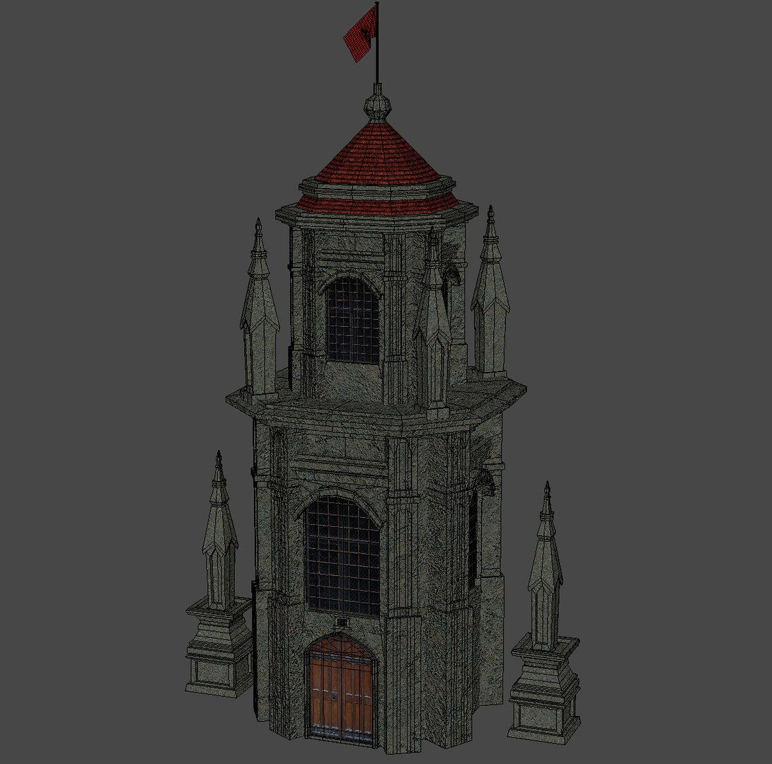 Fantasy Tower Guard Entrance 3D Model - TurboSquid 1809023