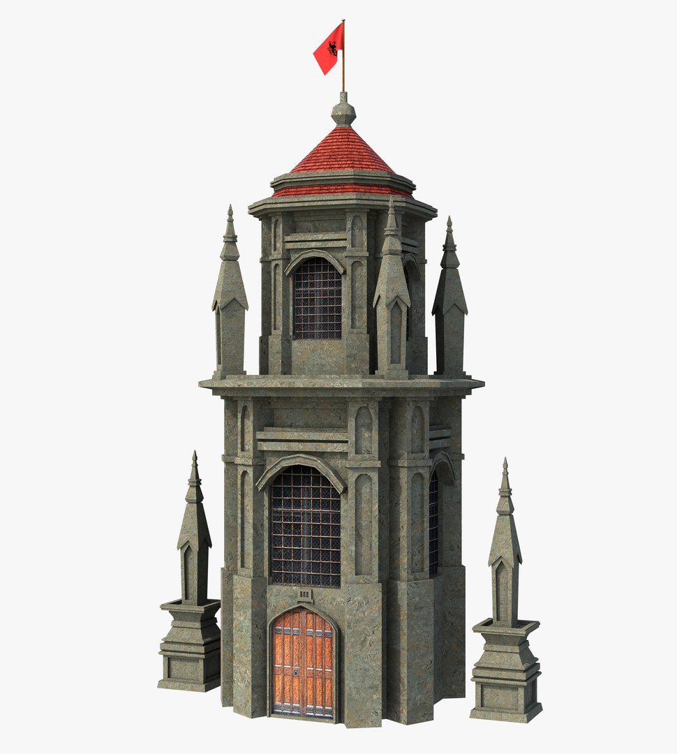 Fantasy Tower Guard Entrance 3D Model - TurboSquid 1809023