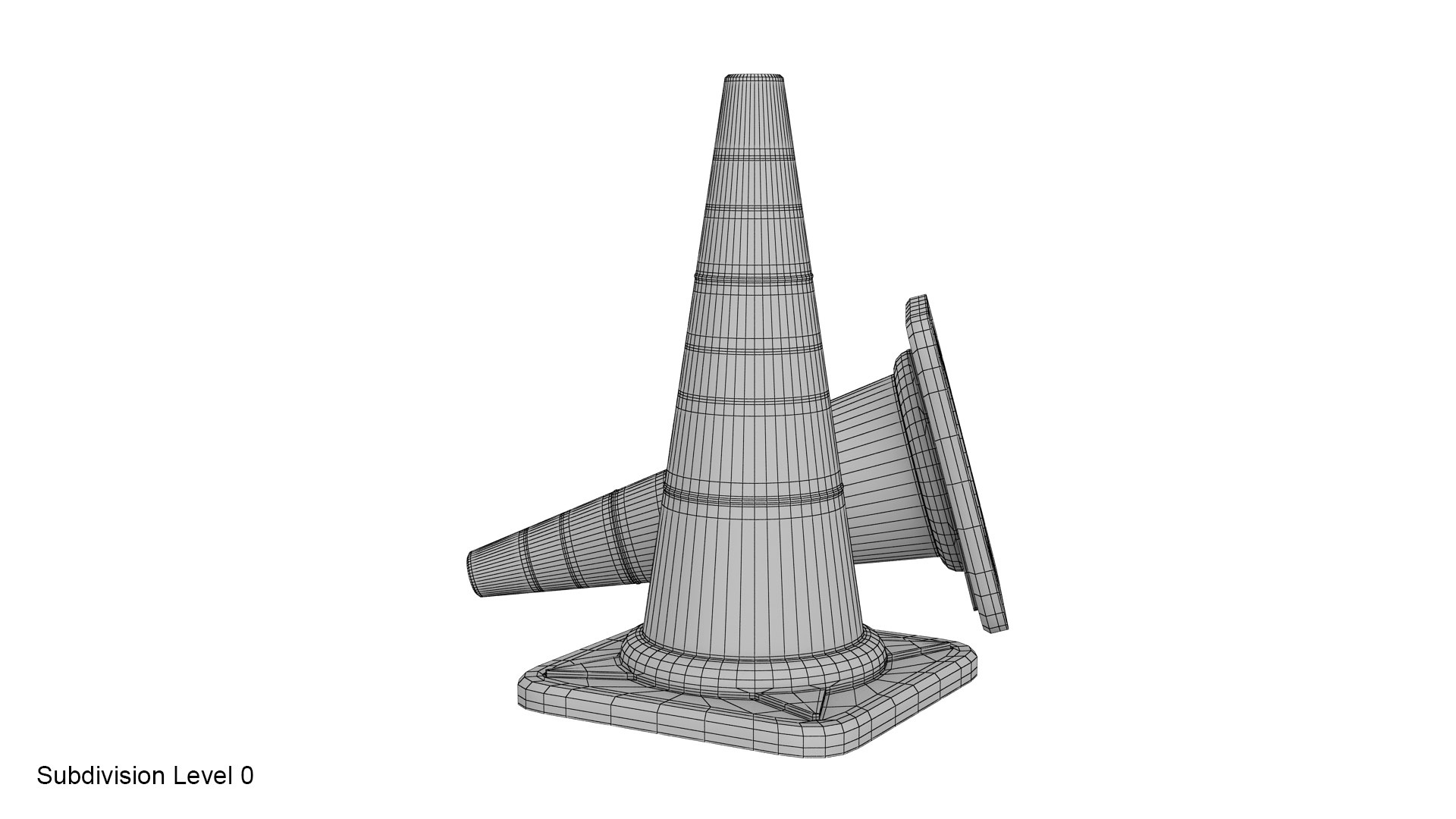 Free Traffic Cone Model - TurboSquid 1536928