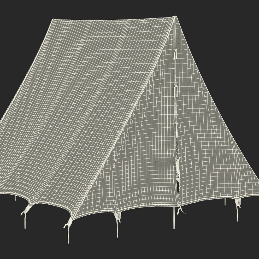 3d camping tent 2 model