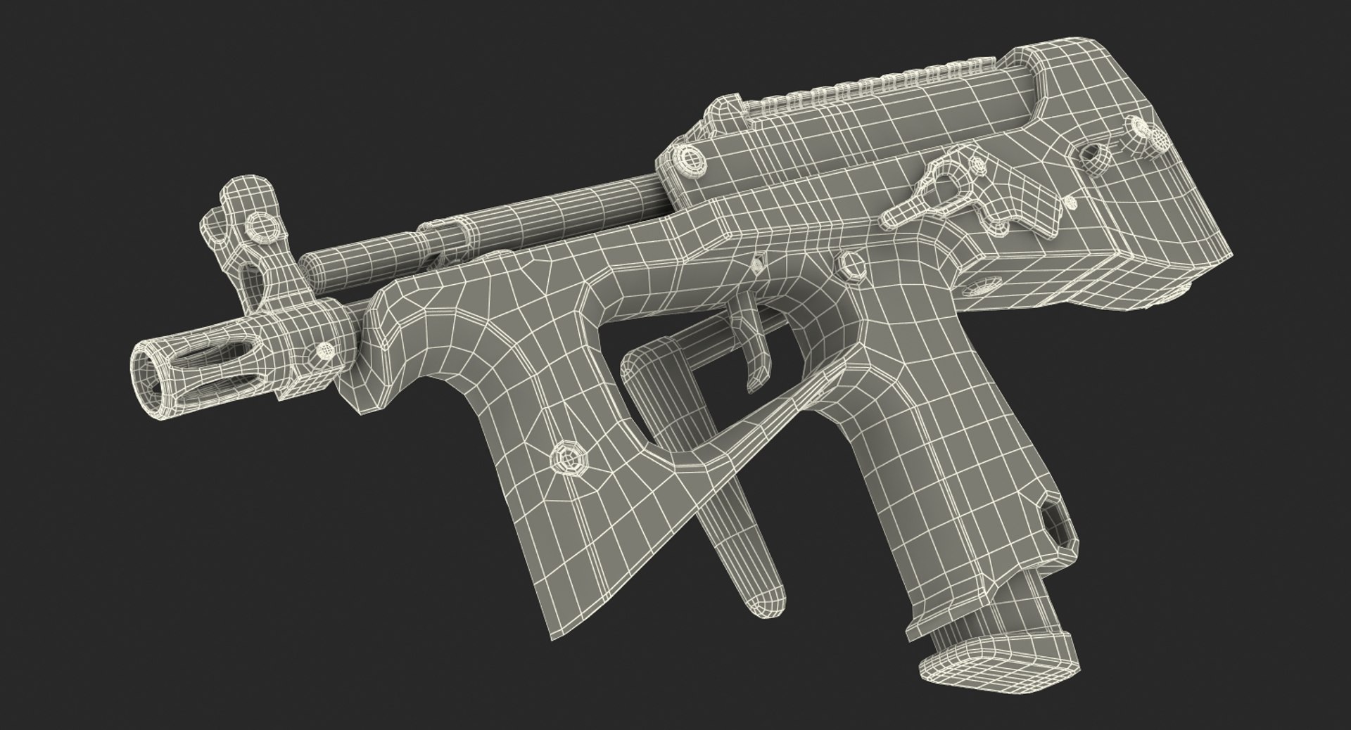 3D submachine gun pp 2000 model - TurboSquid 1165922