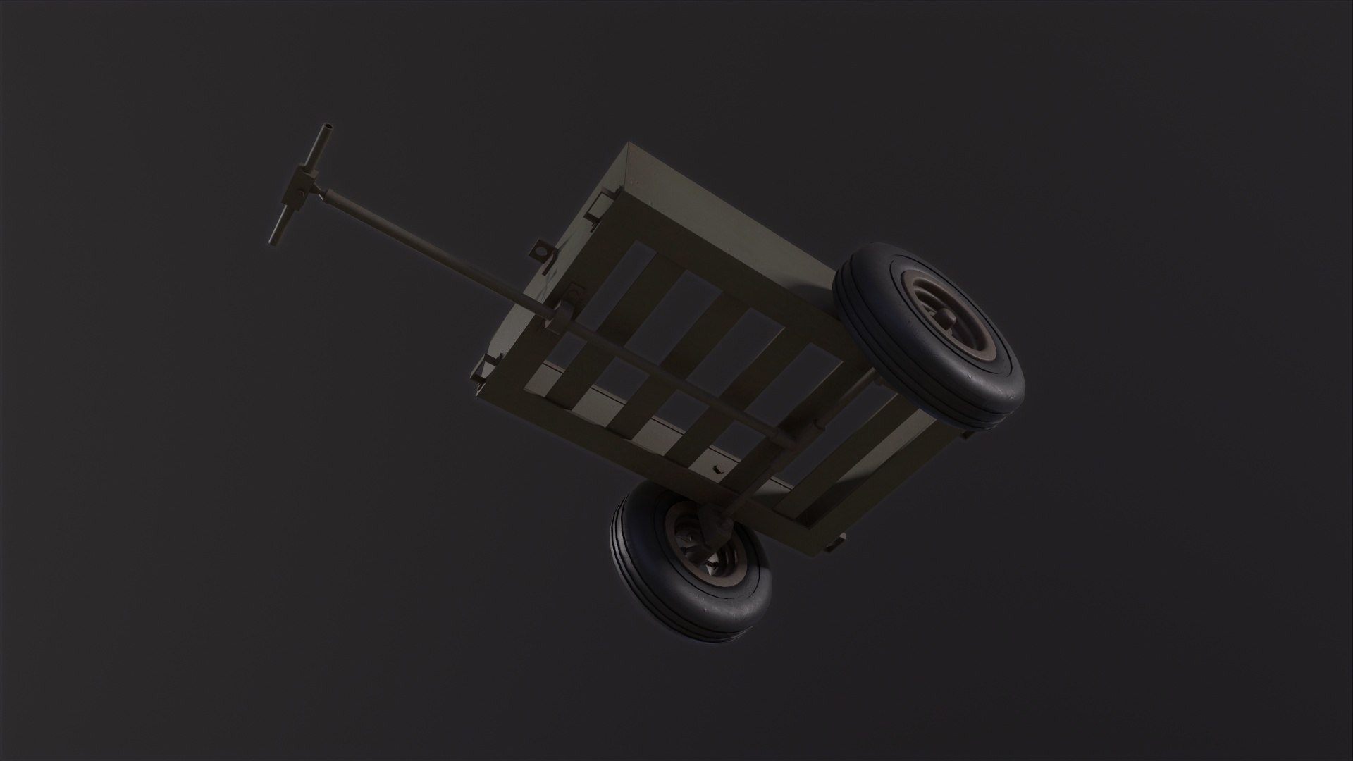 Military Hand Cart 3D Model - TurboSquid 2092831