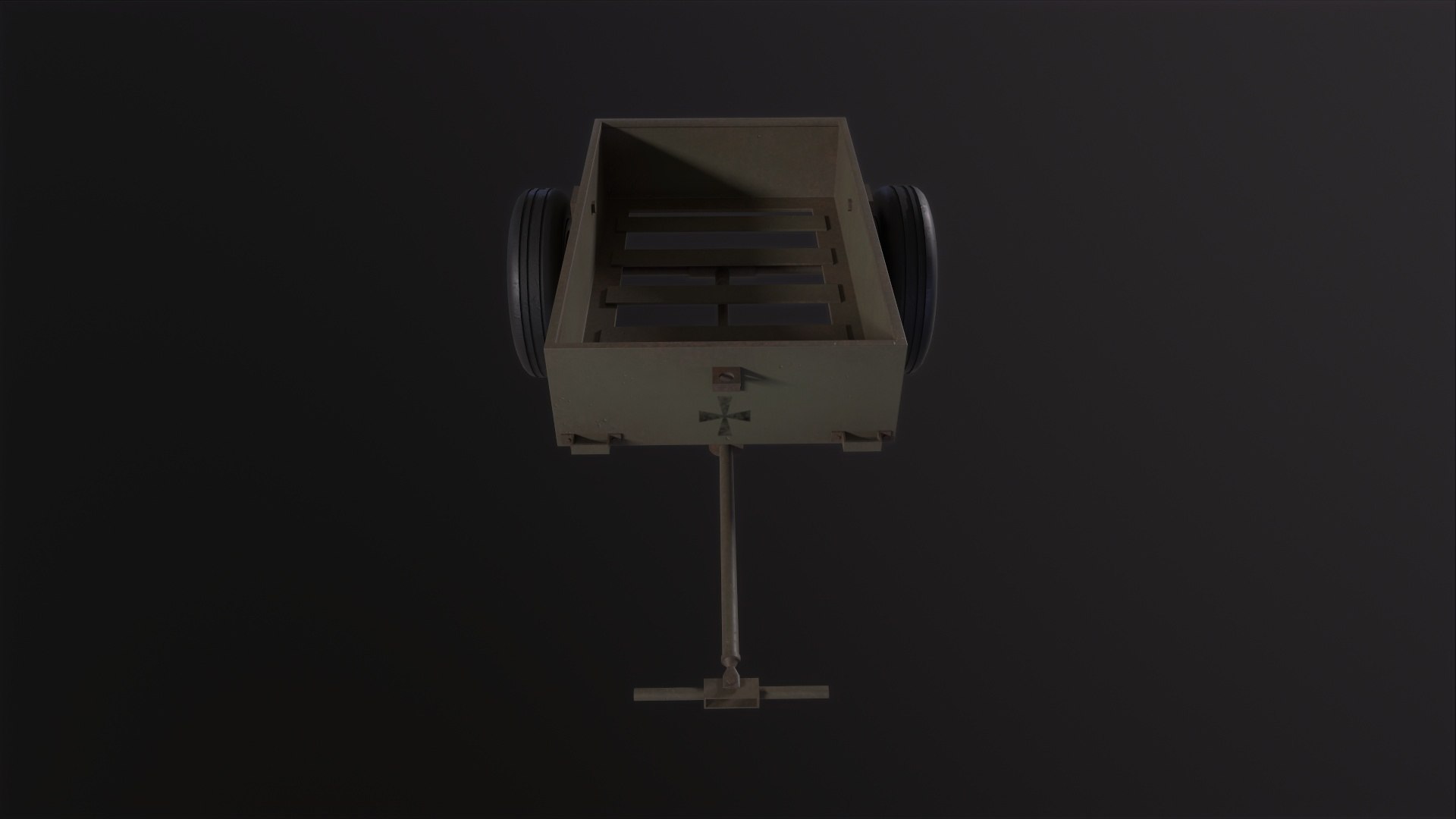 Military Hand Cart 3D Model - TurboSquid 2092831