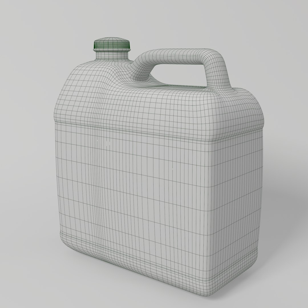 Plastic Gallon 3D Model - TurboSquid 1220919