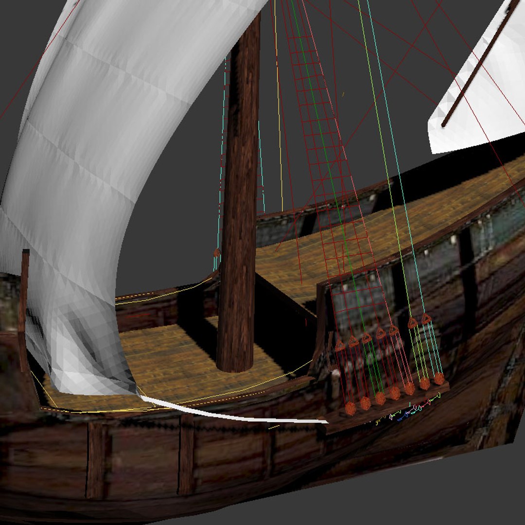 Medieval Carrack 3d Model