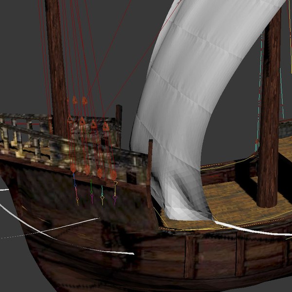 modelo 3d carrack nao santa maria - TurboSquid 981179