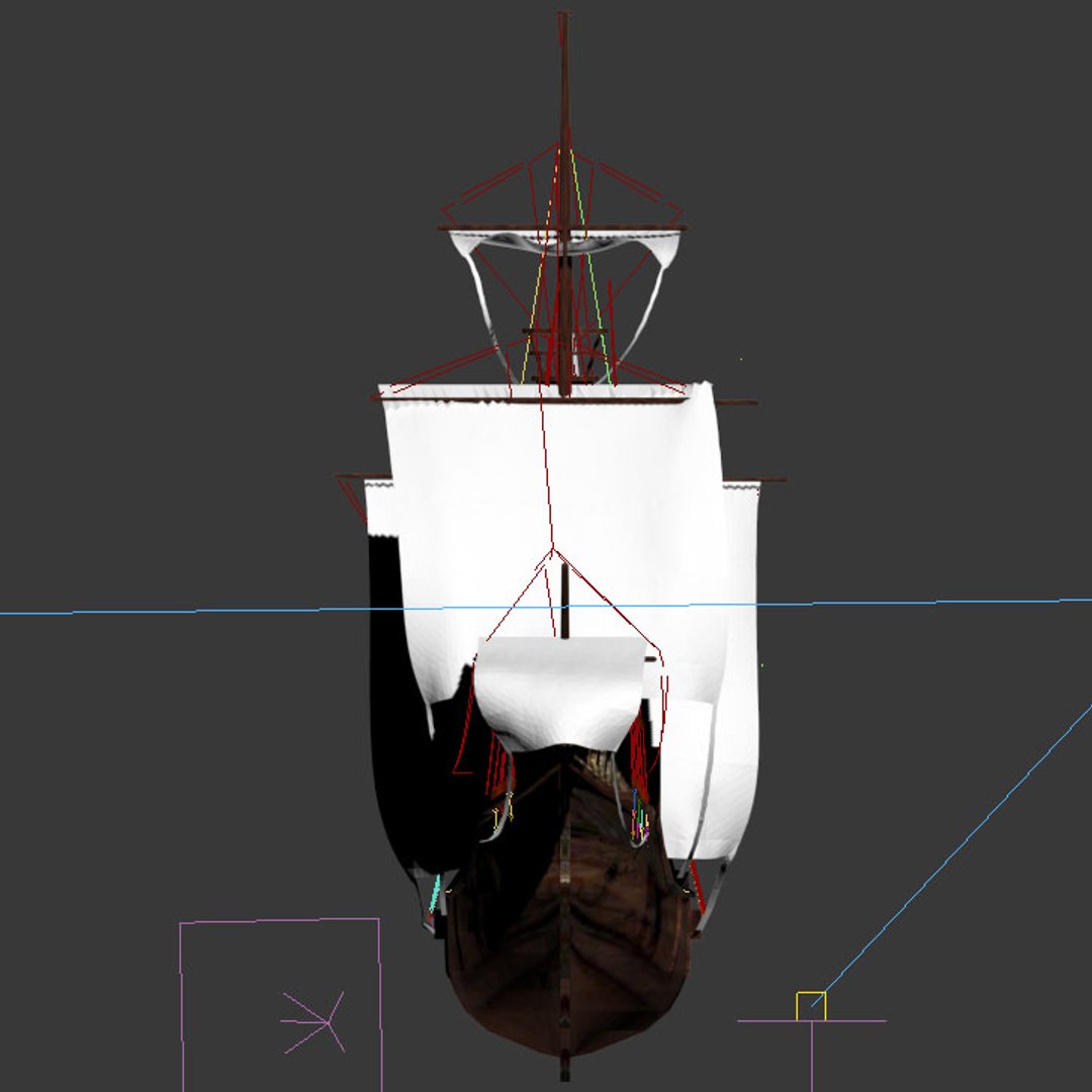 Medieval Carrack 3d Model