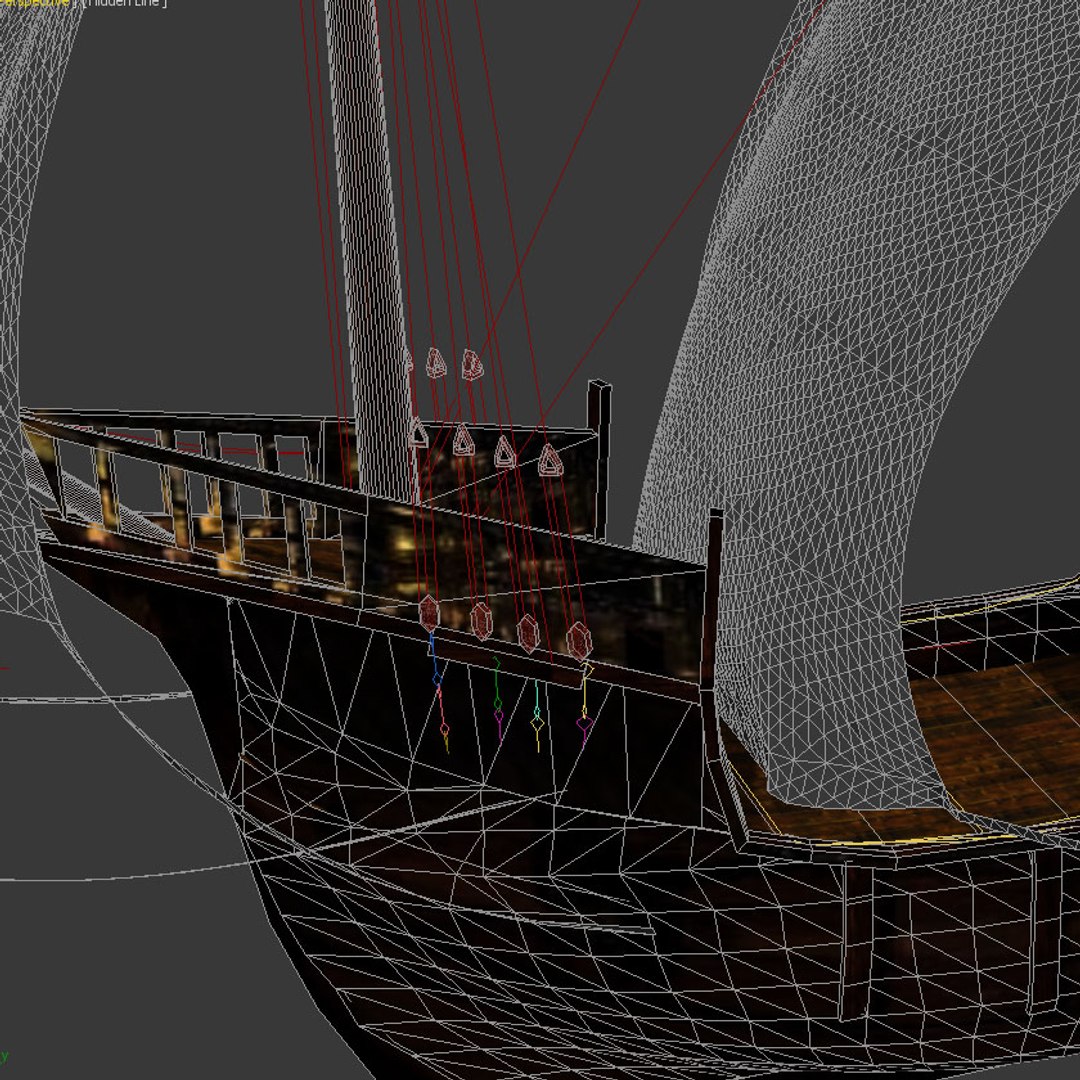 Medieval Carrack 3d Model