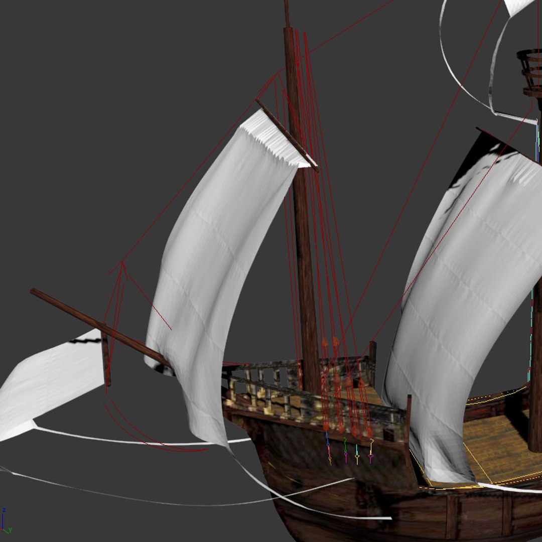 Medieval Carrack 3d Model