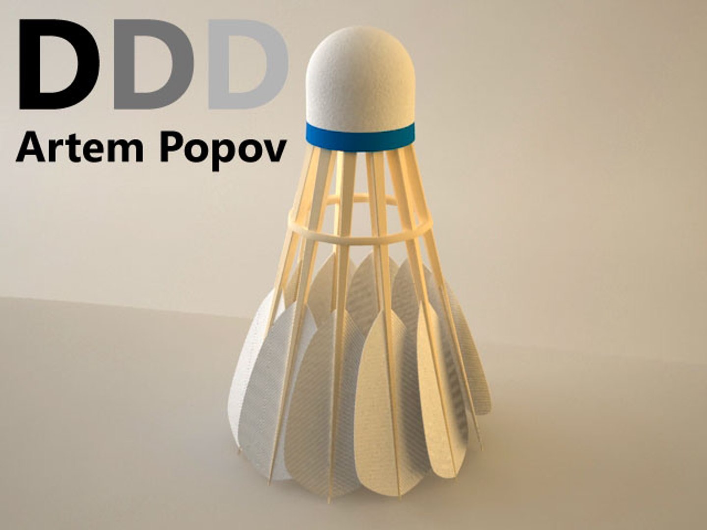 3ds max shuttlecock
