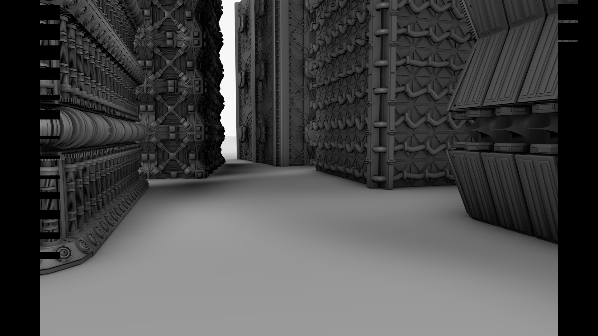 3D Modular SciFi Walls - TurboSquid 2415603