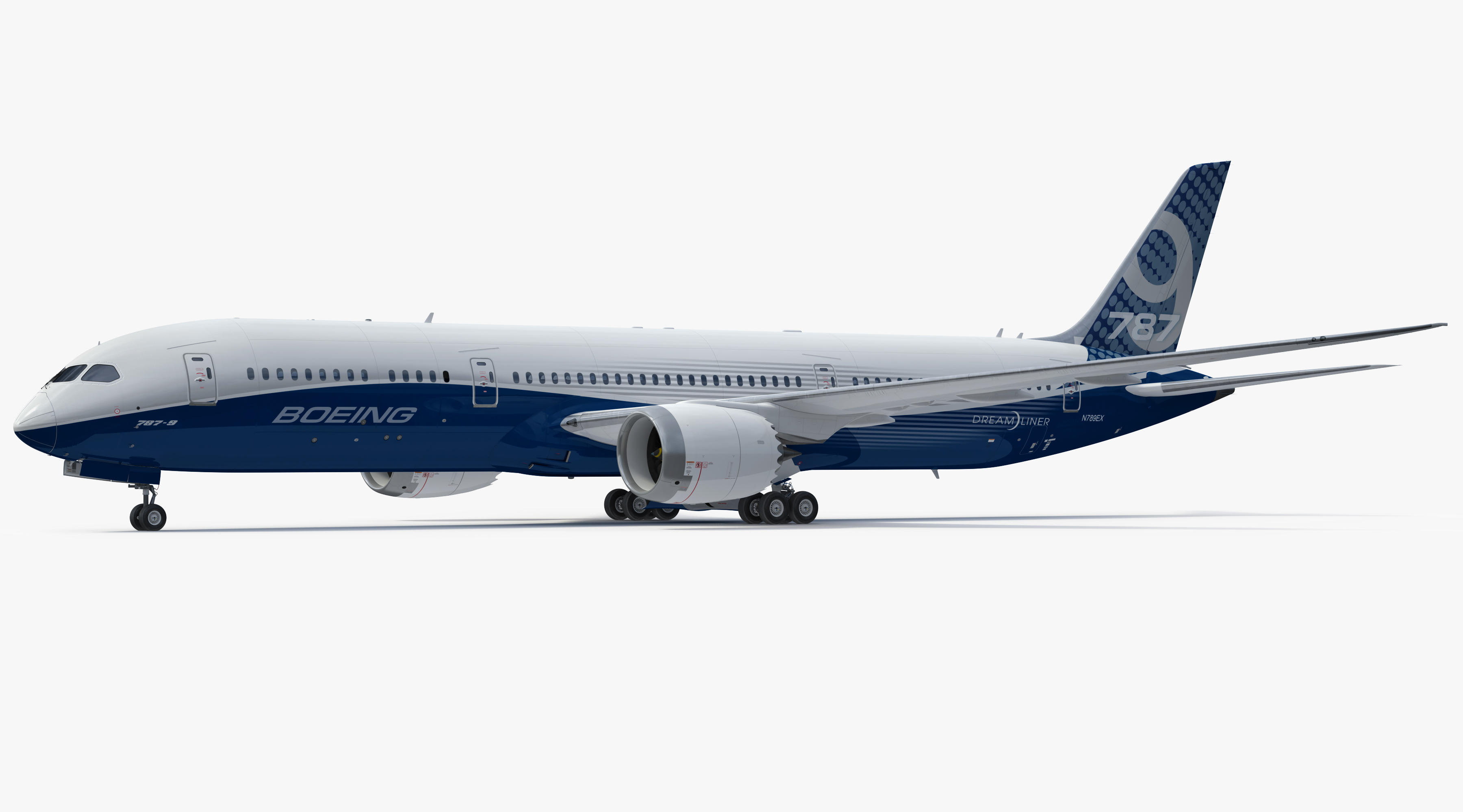 modelo 3d Boeing 787-9 Dreamliner - TurboSquid 2131136