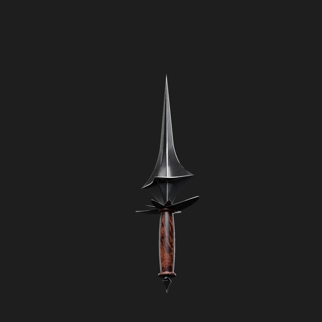 Lotus Dagger Lowpoly 3D Model - TurboSquid 2012607