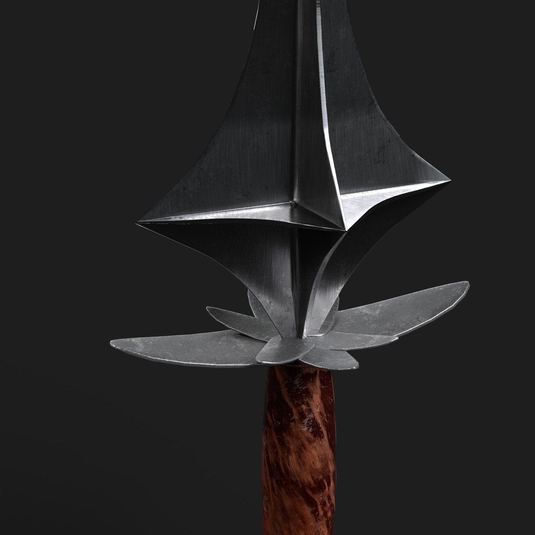 Lotus Dagger Lowpoly 3D Model - TurboSquid 2012607