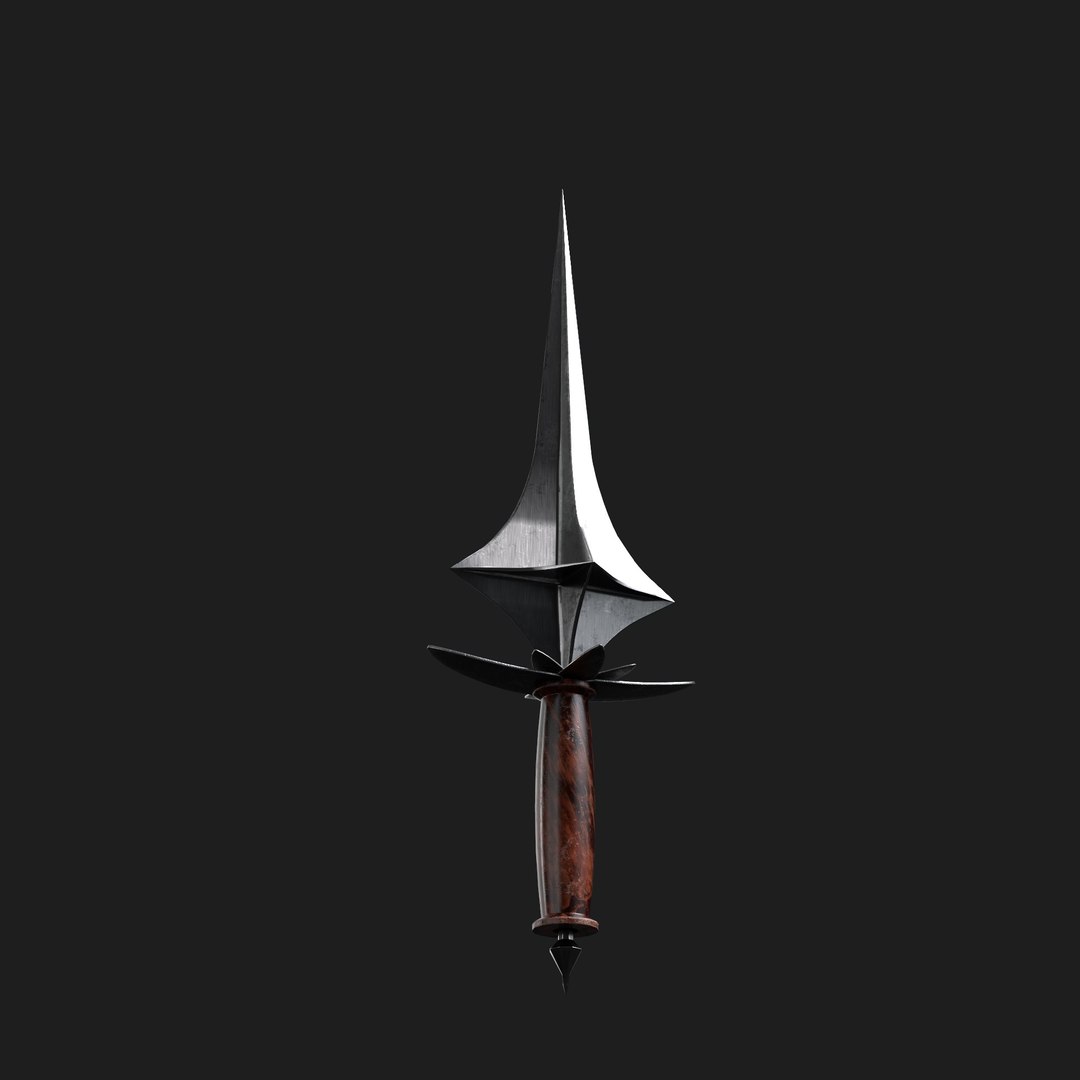 Lotus Dagger Lowpoly 3D Model - TurboSquid 2012607