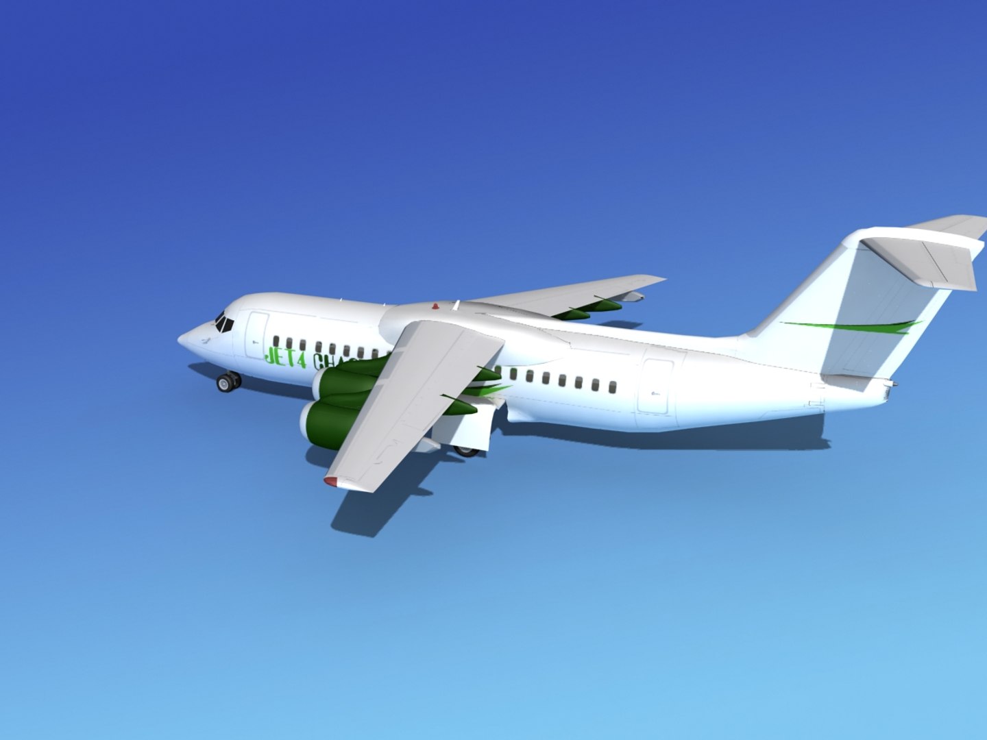 3d bae 146 jet model