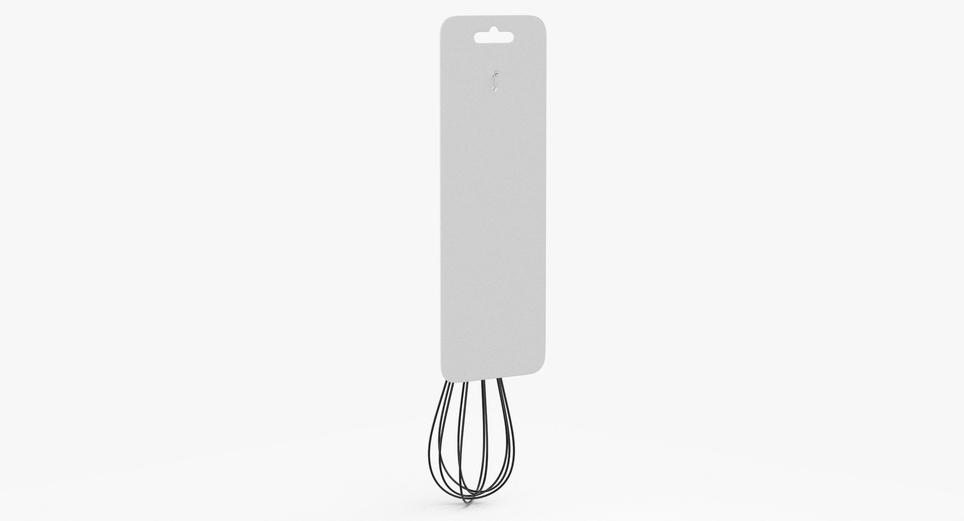 Packaged Whisk Blank And Generic Label Model - TurboSquid 2134535