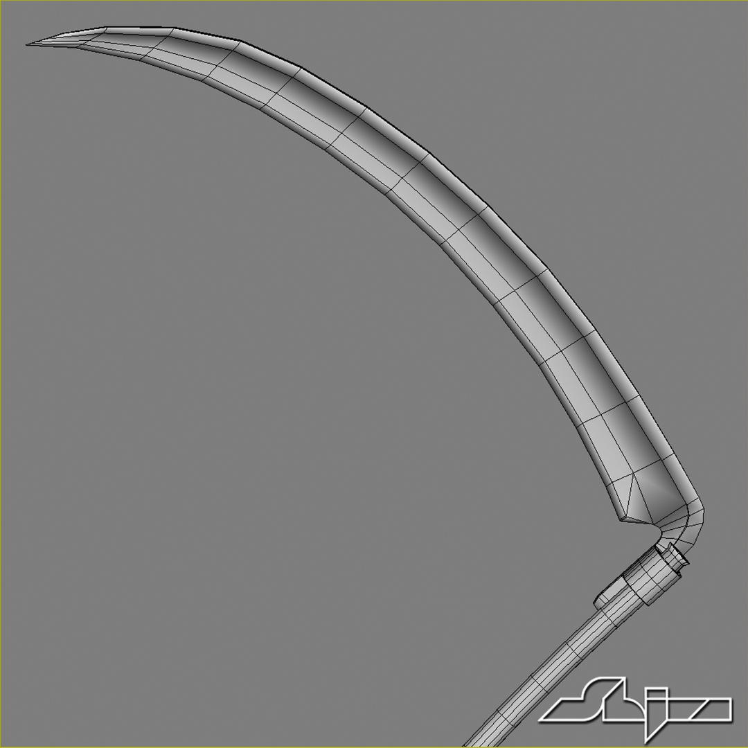 scythe 3d model