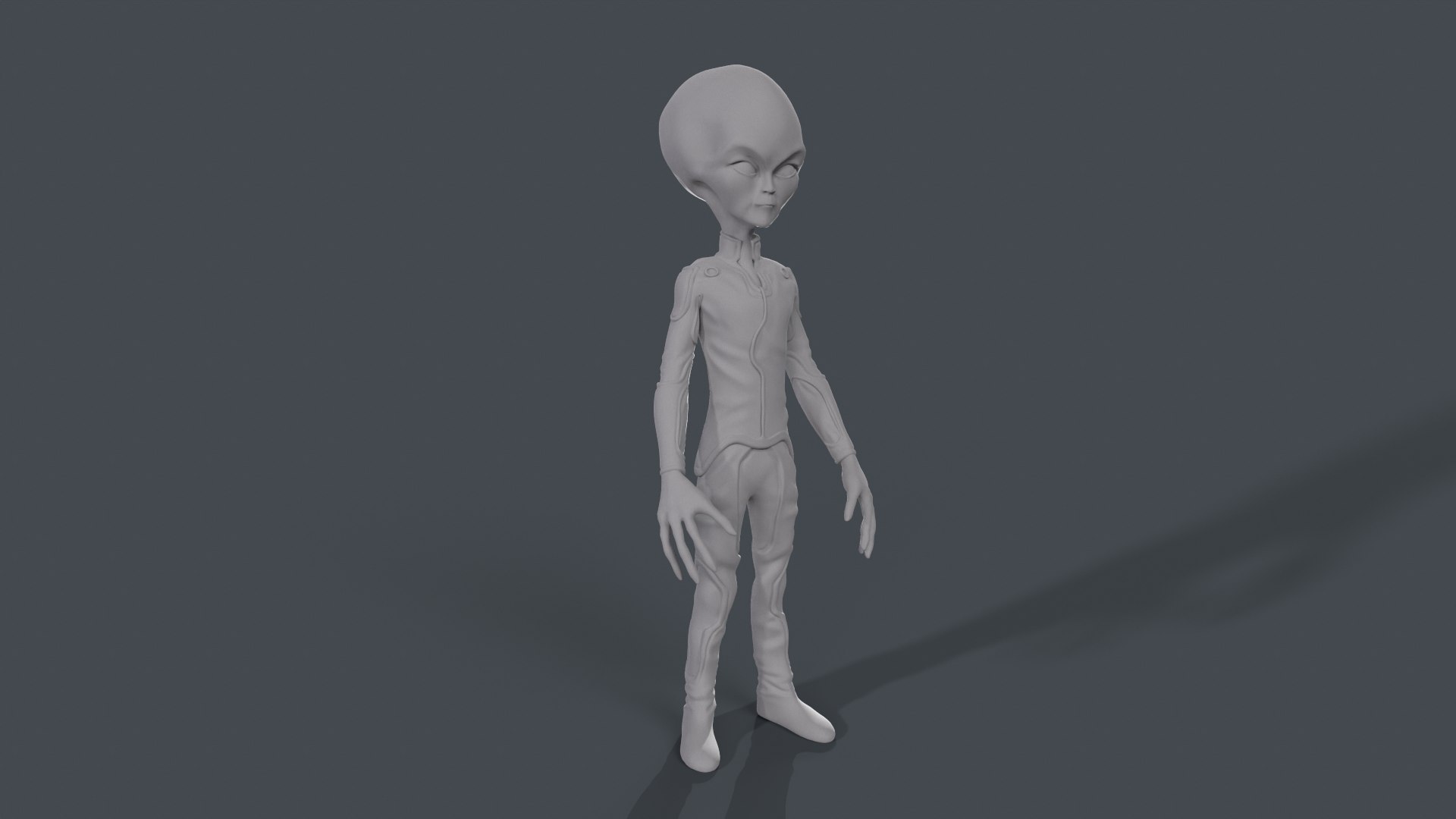Alien model - TurboSquid 1910700