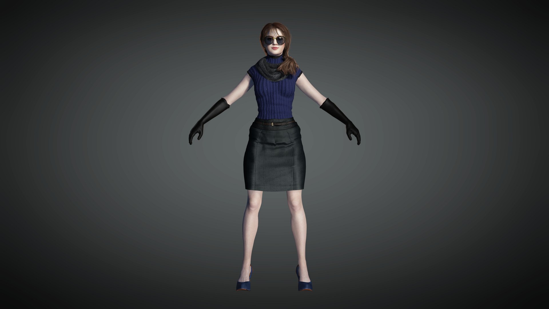3D Realistic Female Character 01 - TurboSquid 1888990