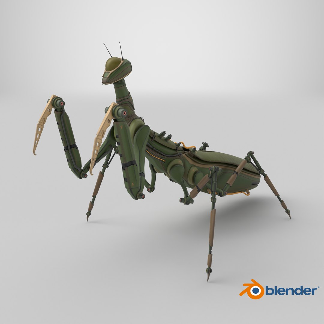 Robot Mantis 3D - TurboSquid 2091775