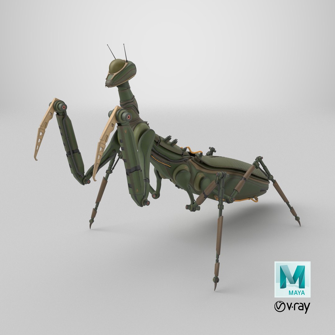 Robot Mantis 3D - TurboSquid 2091775