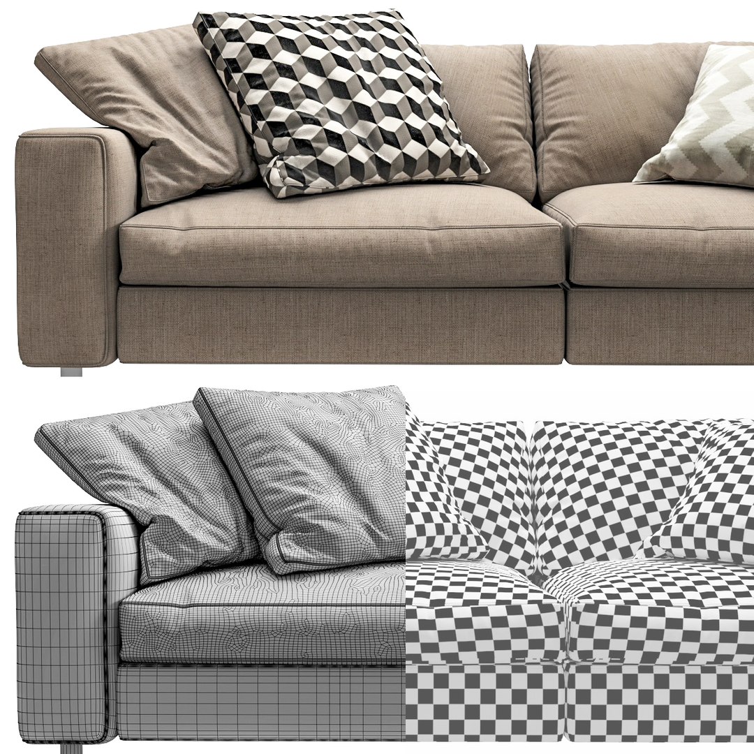 Poliform Dune 3D Model - TurboSquid 1432413