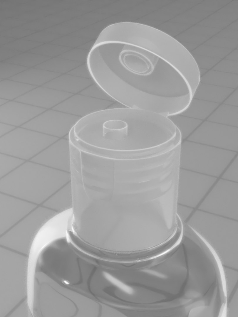 Alcohol Gel Container 3D Model - TurboSquid 1408333