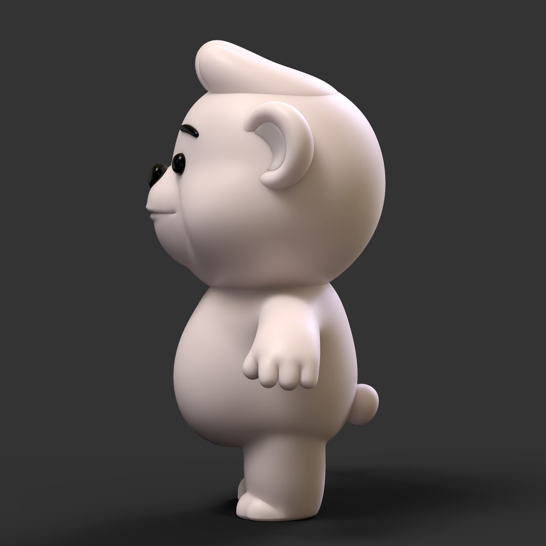 3D Model Cartoon Bear - TurboSquid 2142031