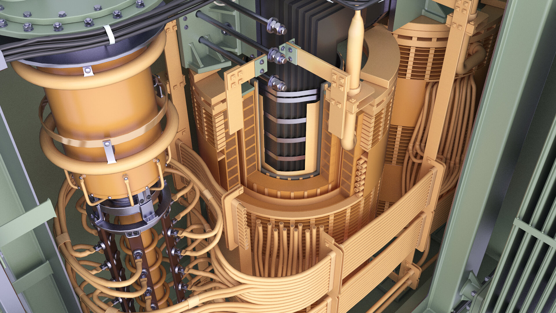3D High Voltage Power Distribution Transformer Inside 46 - TurboSquid ...