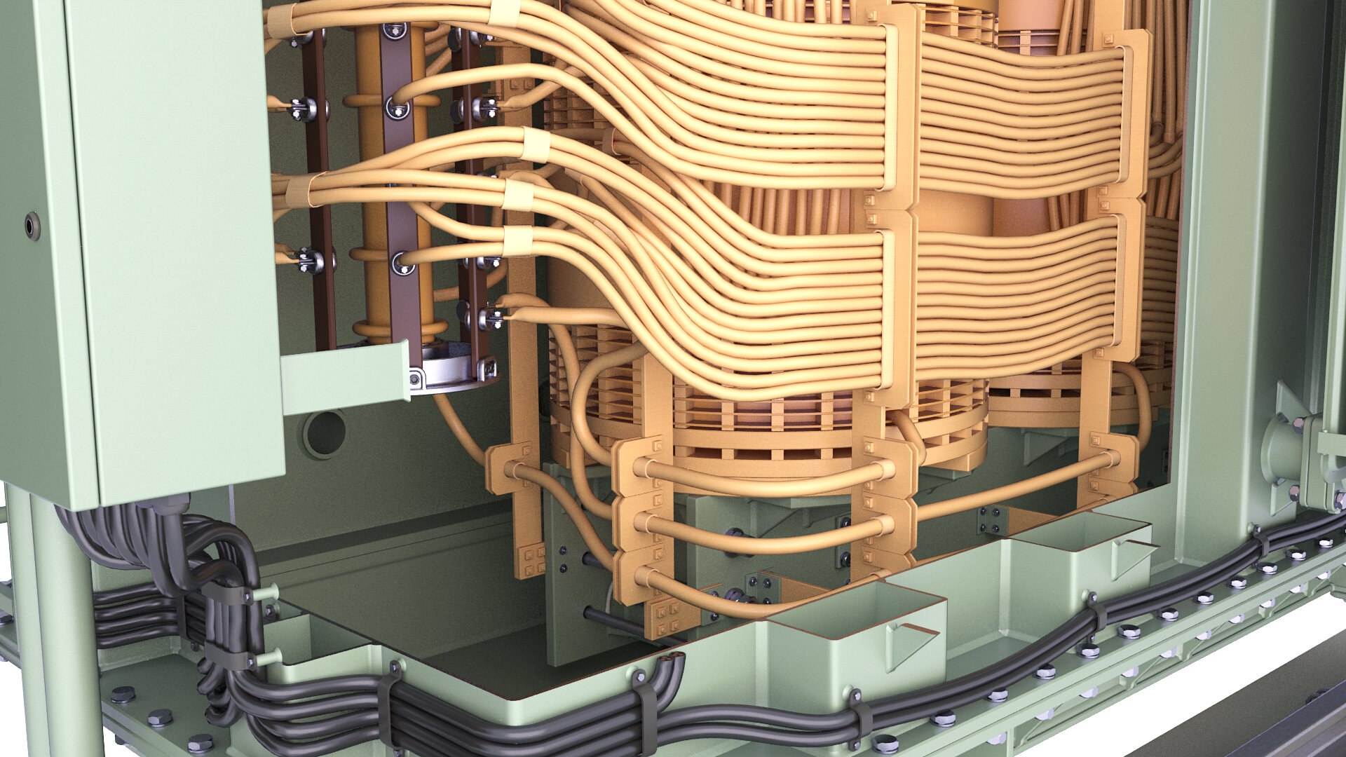 3D High Voltage Power Distribution Transformer Inside 46 - TurboSquid ...