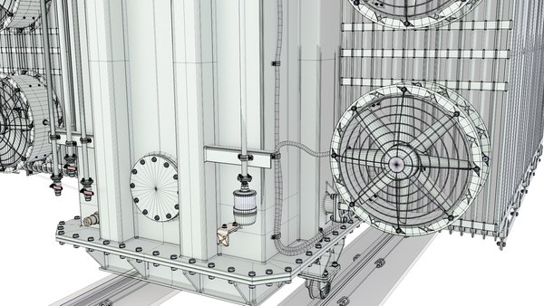 3D High Voltage Power Distribution Transformer Inside 46 - TurboSquid ...