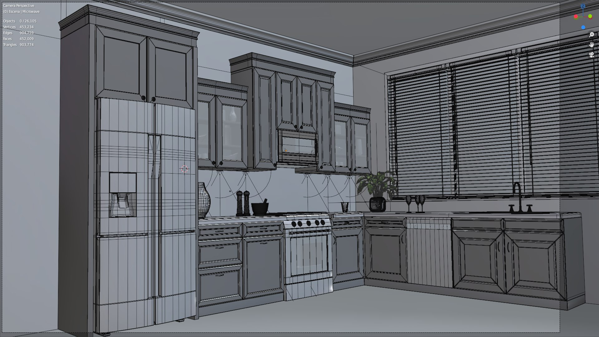Kitchen 4 Interior Design 3D - TurboSquid 1717572