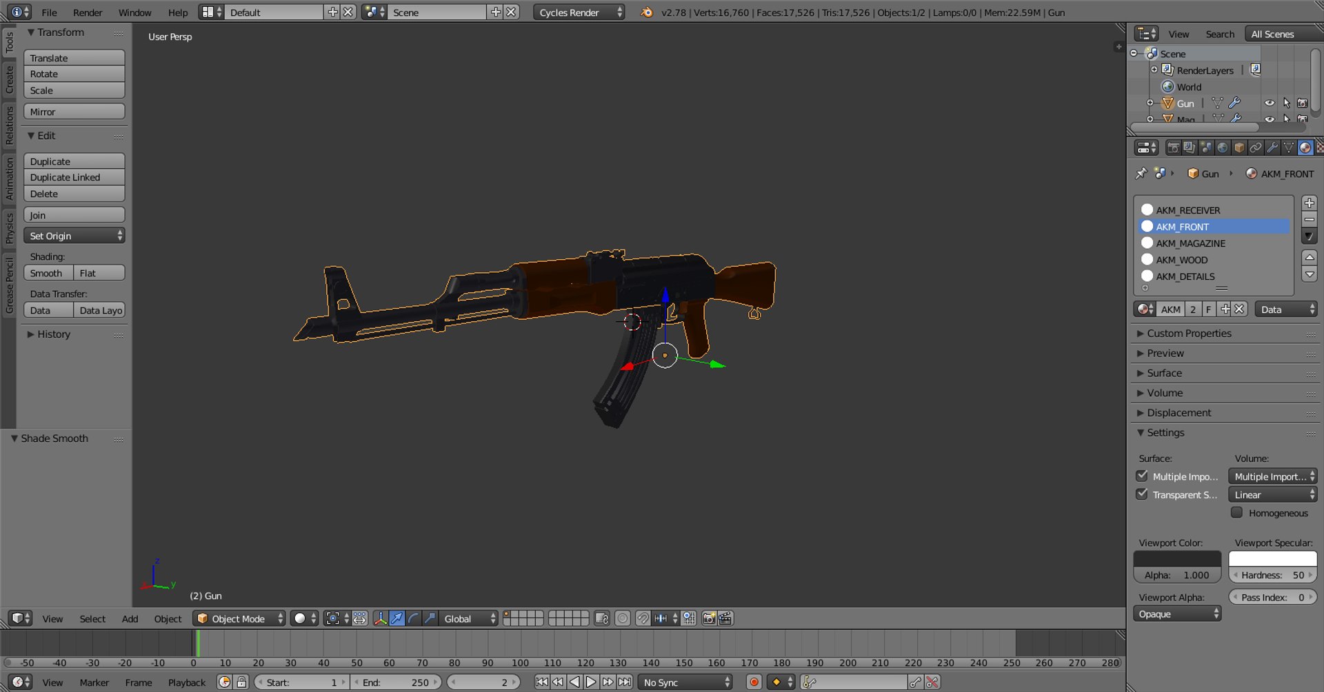 Akm 3D Model - TurboSquid 1336712