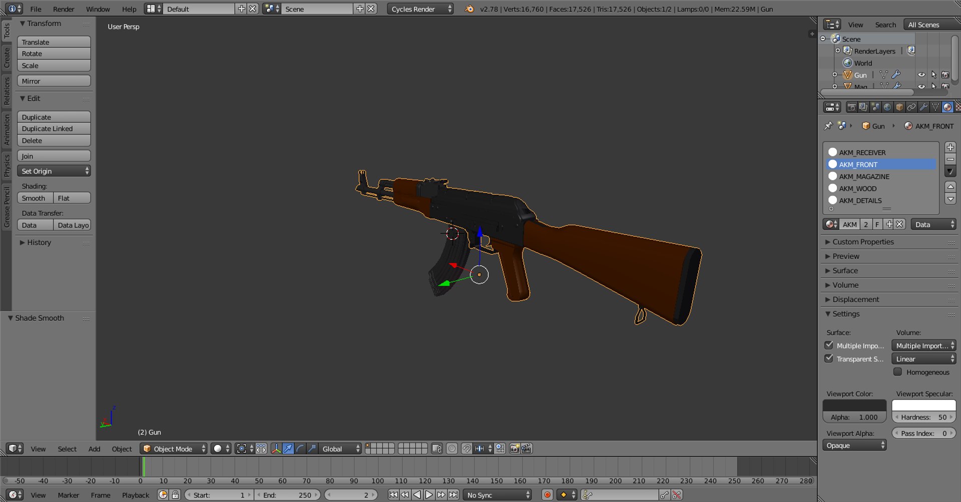 Akm 3D Model - TurboSquid 1336712