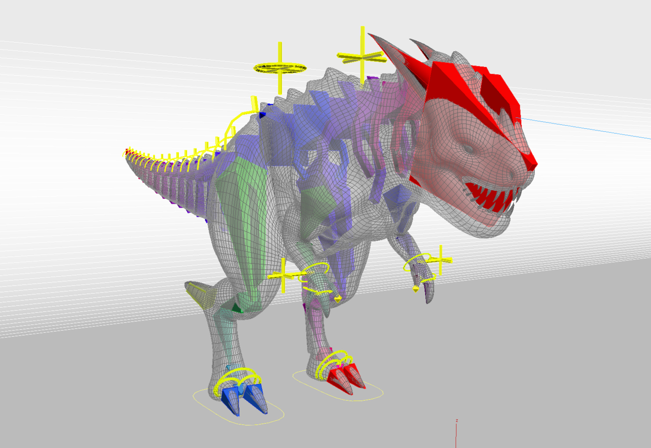 Avatar creature dinosaur rex 3D model - TurboSquid 1405323