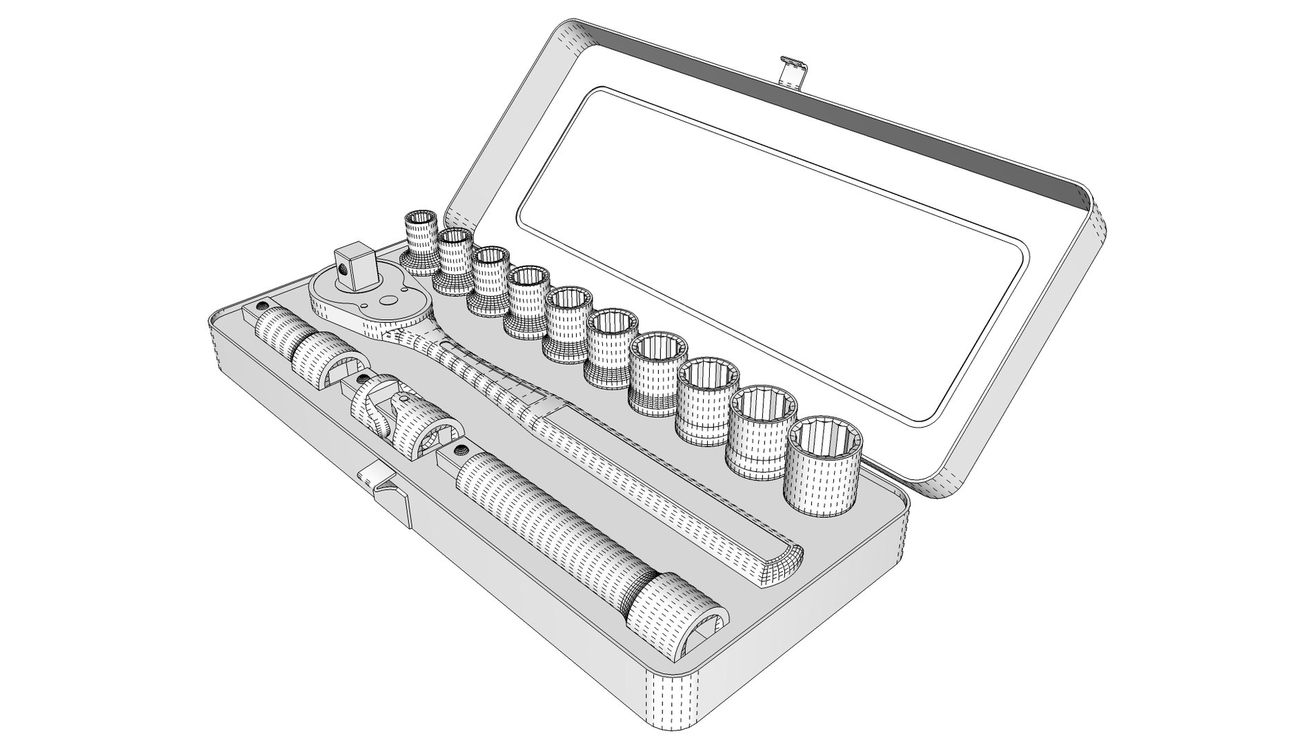 3D Socket Set1 Model - TurboSquid 2052522