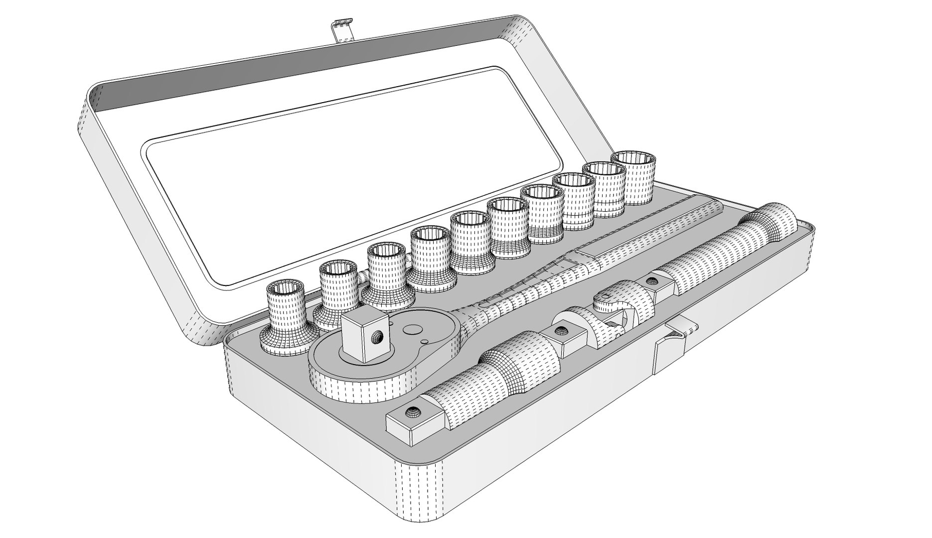 3D Socket Set1 Model - TurboSquid 2052522