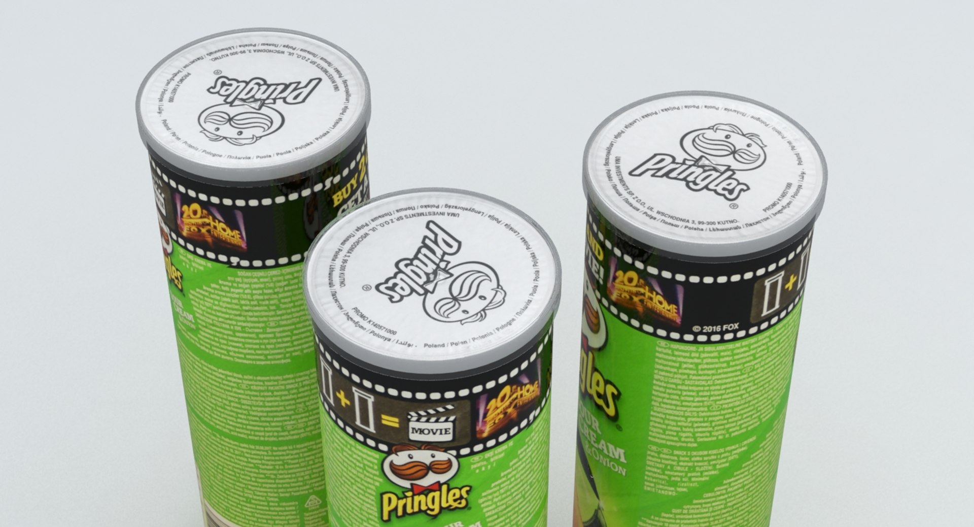 Pringles 3d Model